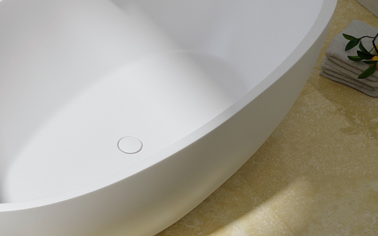 Aquatica Spoon 2 (Purescape 204AM) Egg Shaped Freestanding Solid ...