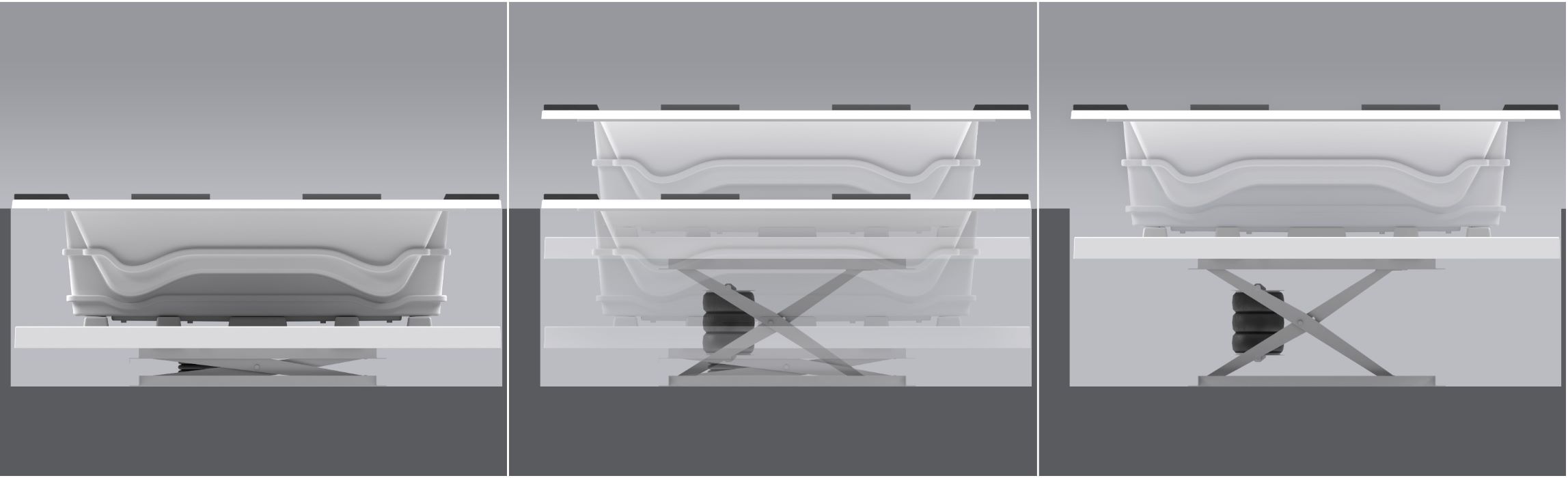 Aquatica Bath USA | Pneumatic Elevator for Built-in Bathtubs