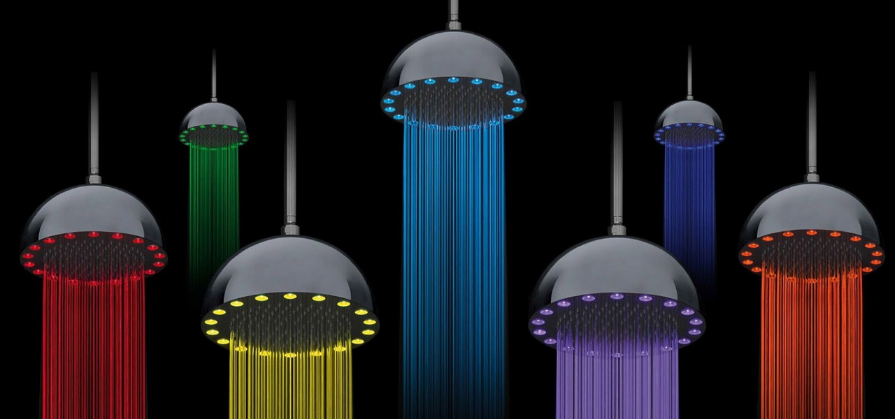 Bathing Bathrooms in Brightness with Chromotherapy Lights